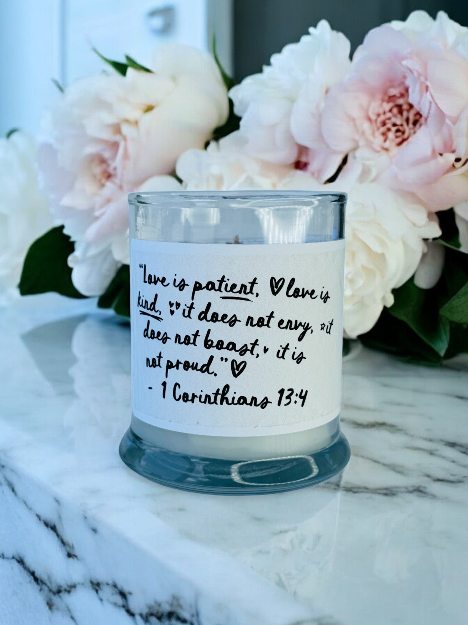 Bible Verse Candles, Glass Candle, Phthalate and Paraben free Candles ...